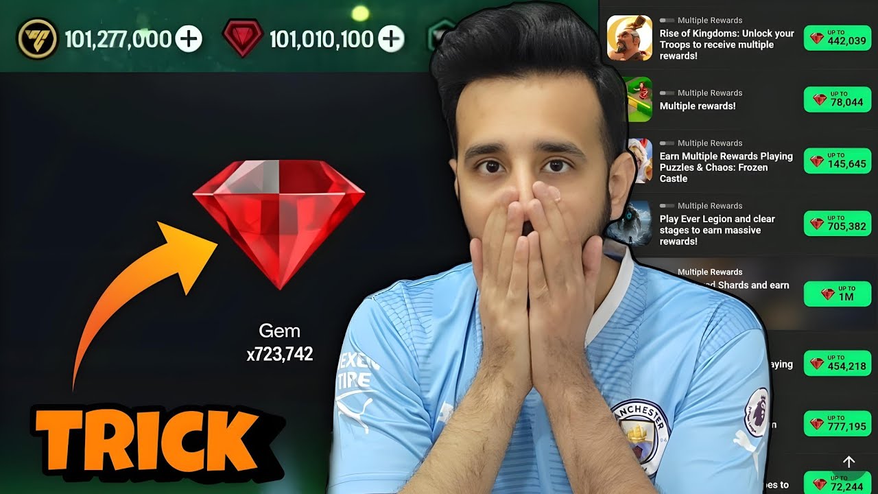 Unlimited Gems Trick !! How To Get Millions Of Gems For Free ? (Part 1 ...