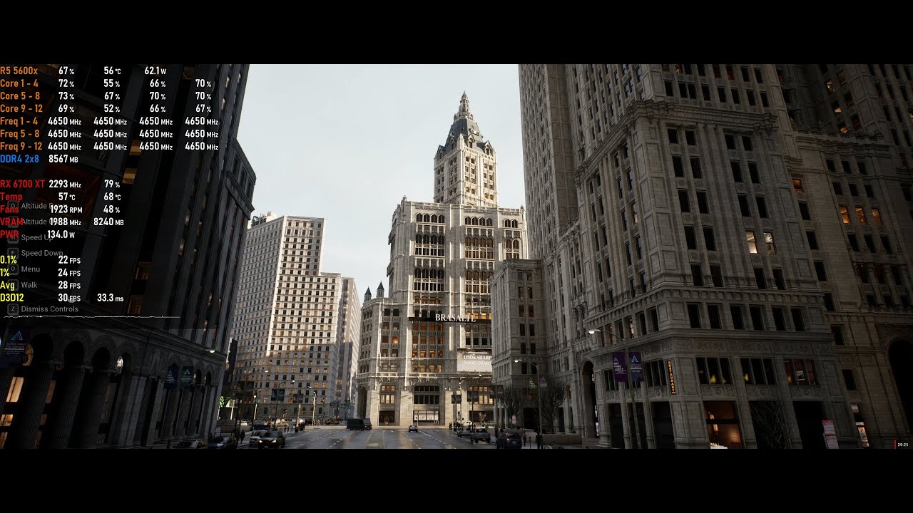 Matrix Awakens 'City Sample' PC Demo Unreal Engine 5 - RX 6700 XT + R5 ...