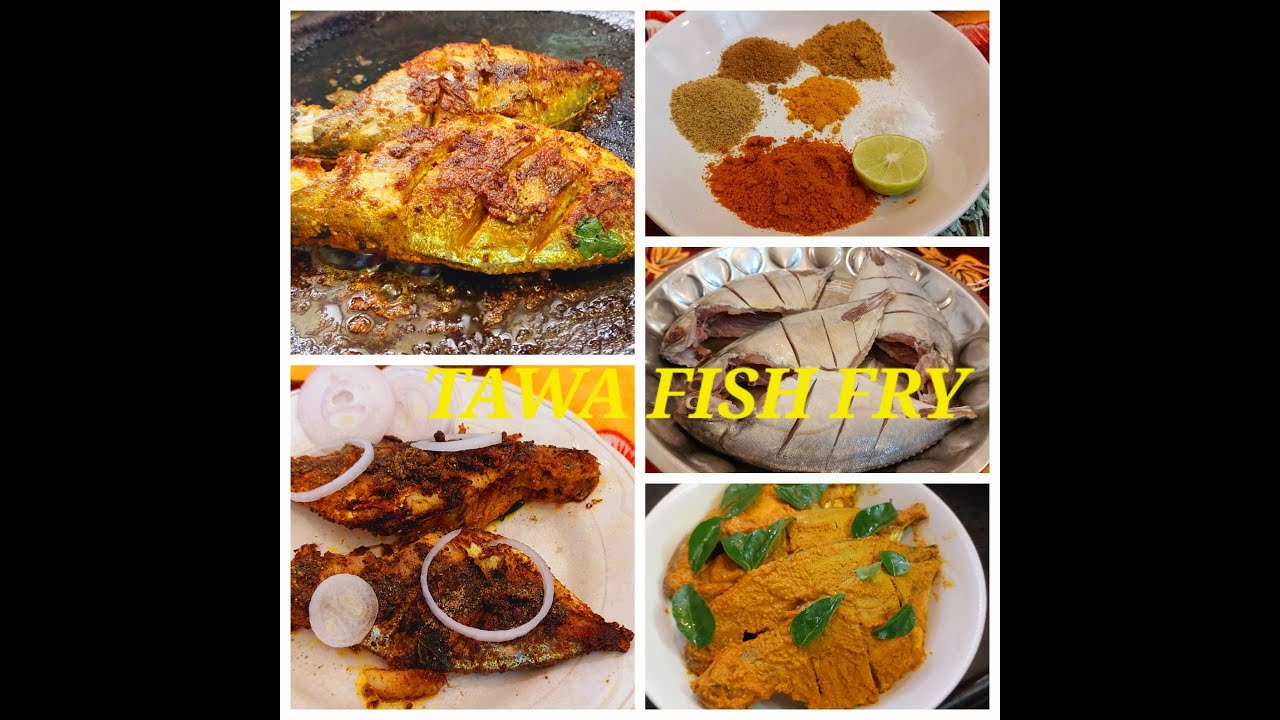 Tawa Fish fry | Full fish fry | Beach Style fish fry | Easy Fish fry ...