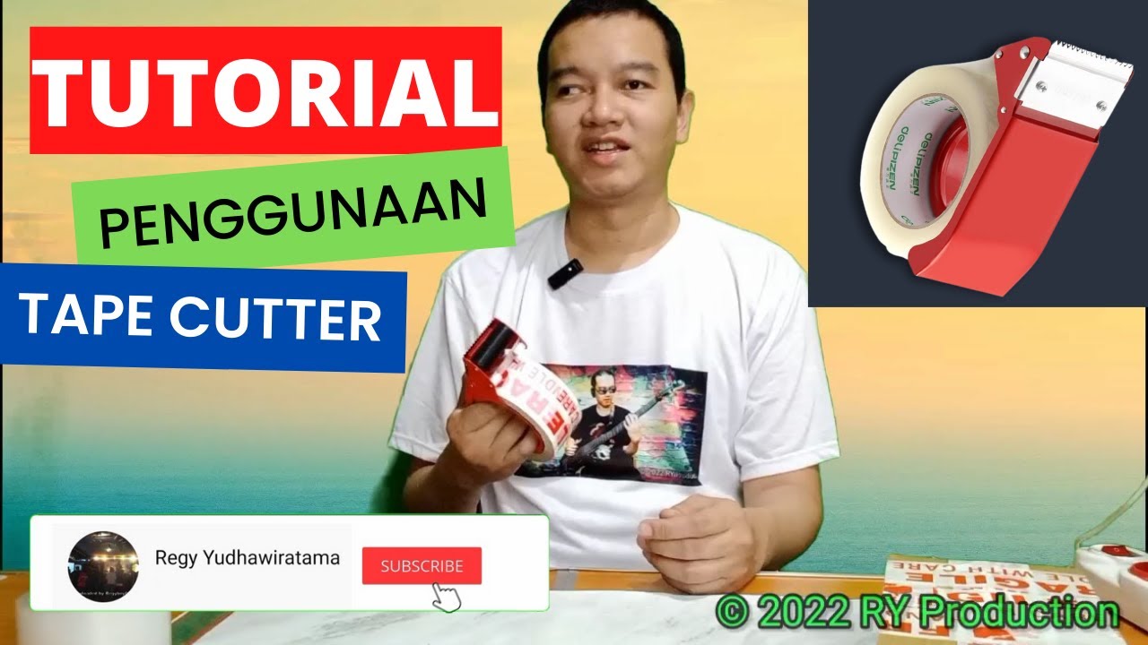 Tutorial Penggunaan Tape Cutter - YouTube