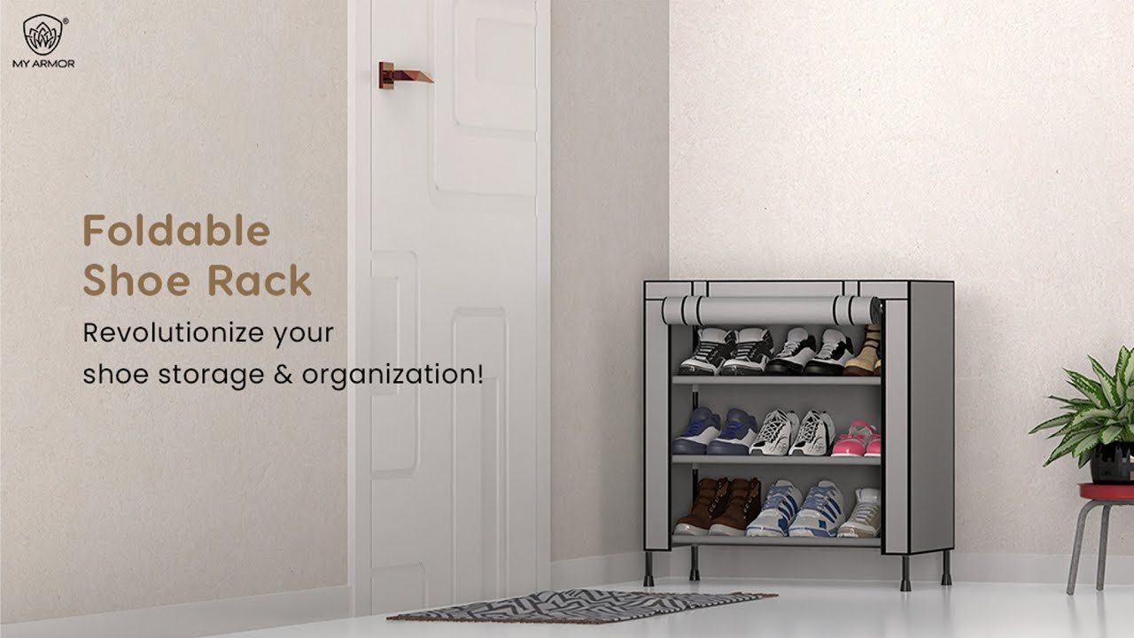 3 Layer | MY ARMOR Multipurpose Shoe Rack | Installation Tutorial - YouTube