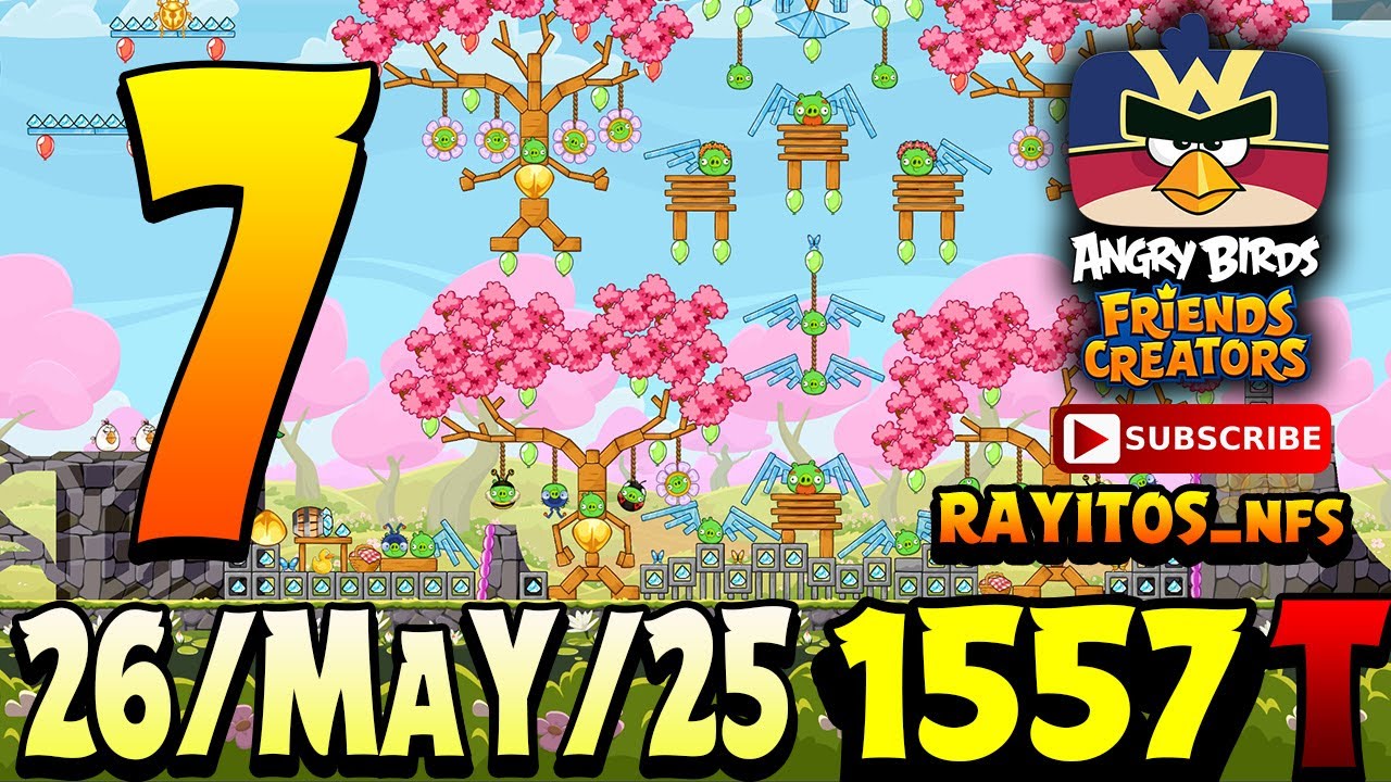 Angry Birds Friends Level 7 Tournament 1557 Highscore POWER-UP ...