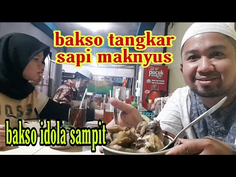bakso tangkar sapi mantap maknyus - YouTube