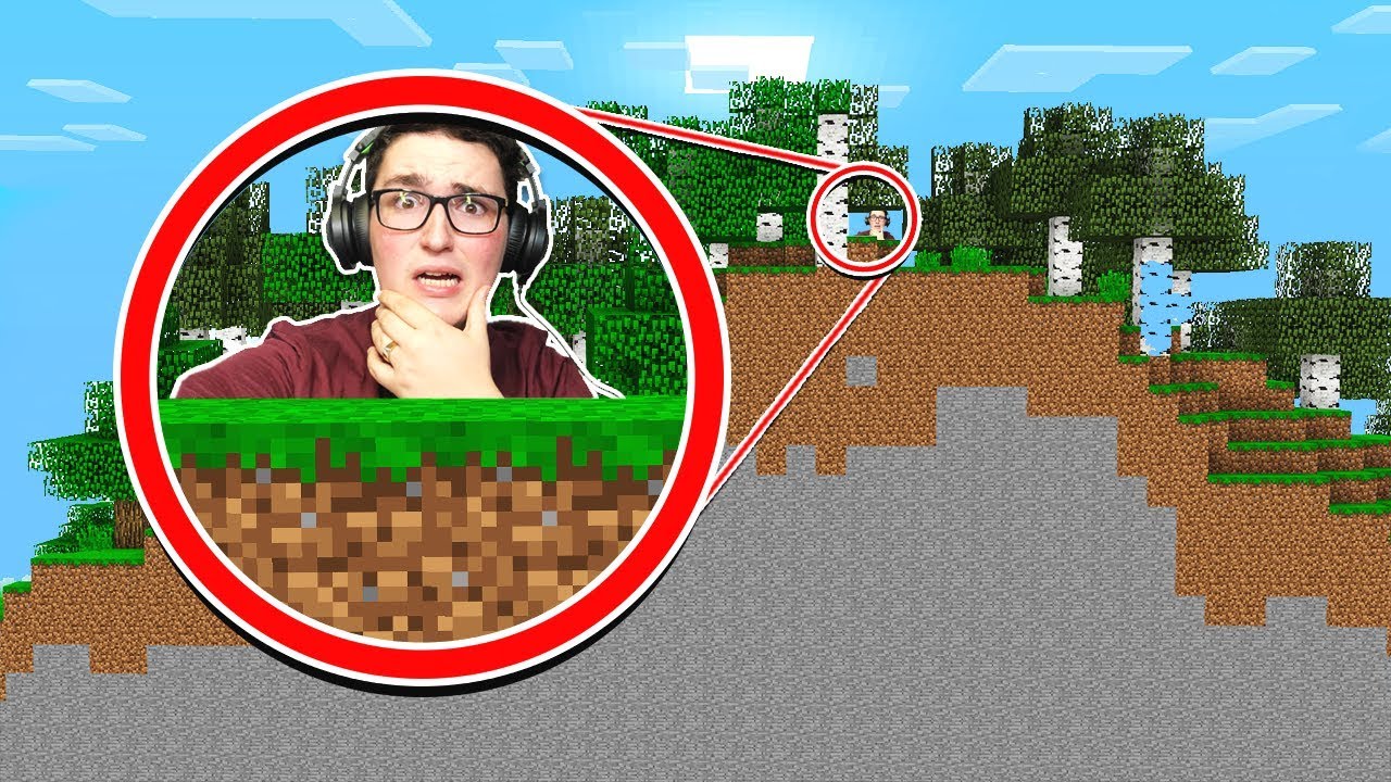 WHATS AT THE EDGE OF THE MINECRAFT WORLD - YouTube