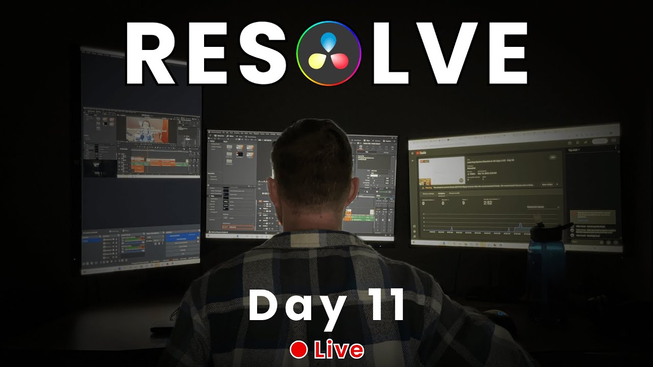 Learning Resolve in 30 days - Writing my next YouTube Script - YouTube