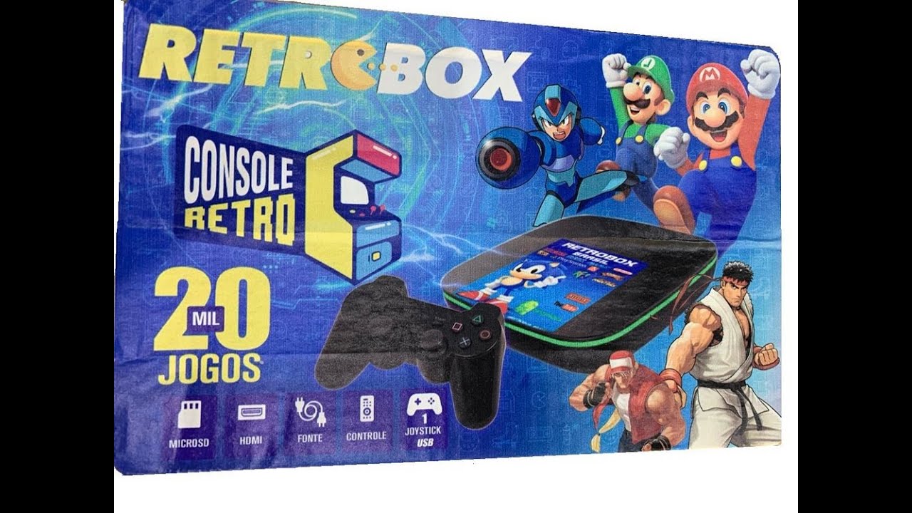 RETRO GAME BOX (DOUG RETRO GAMES) RODANDO NO CELULAR - YouTube