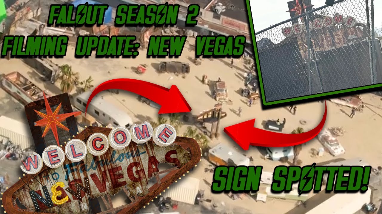 Fallout Season 2 - Filming Update (NEW VEGAS SIGN SPOTTED!) - YouTube