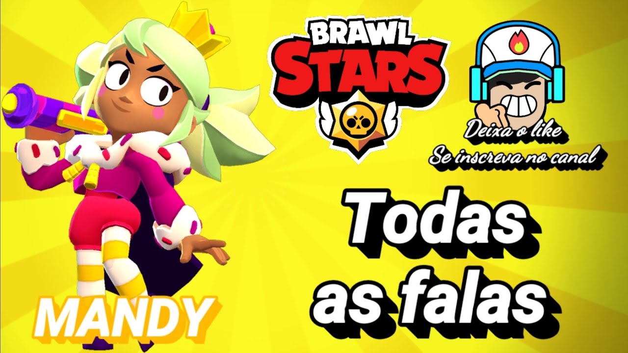 Todas As Falas Da Mandy Tradução Legendada Brawl Stars Youtube
