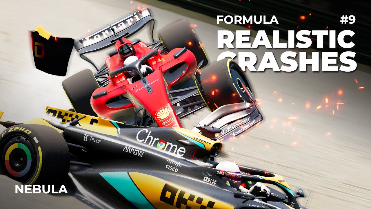 REALISTIC FORMULA RACING CRASHES #9 | BeamNG Drive | F1 & F4 Mod - YouTube