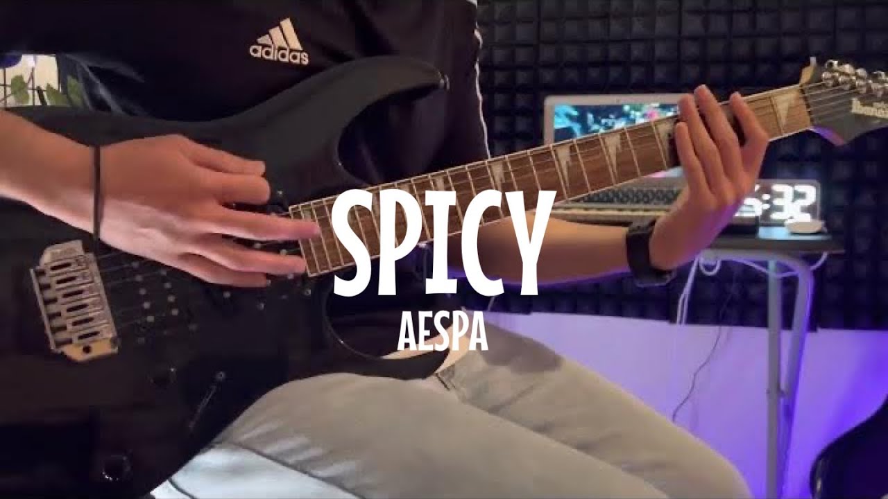 Aespa 에스파 "Spicy" | Guitar Cover - YouTube