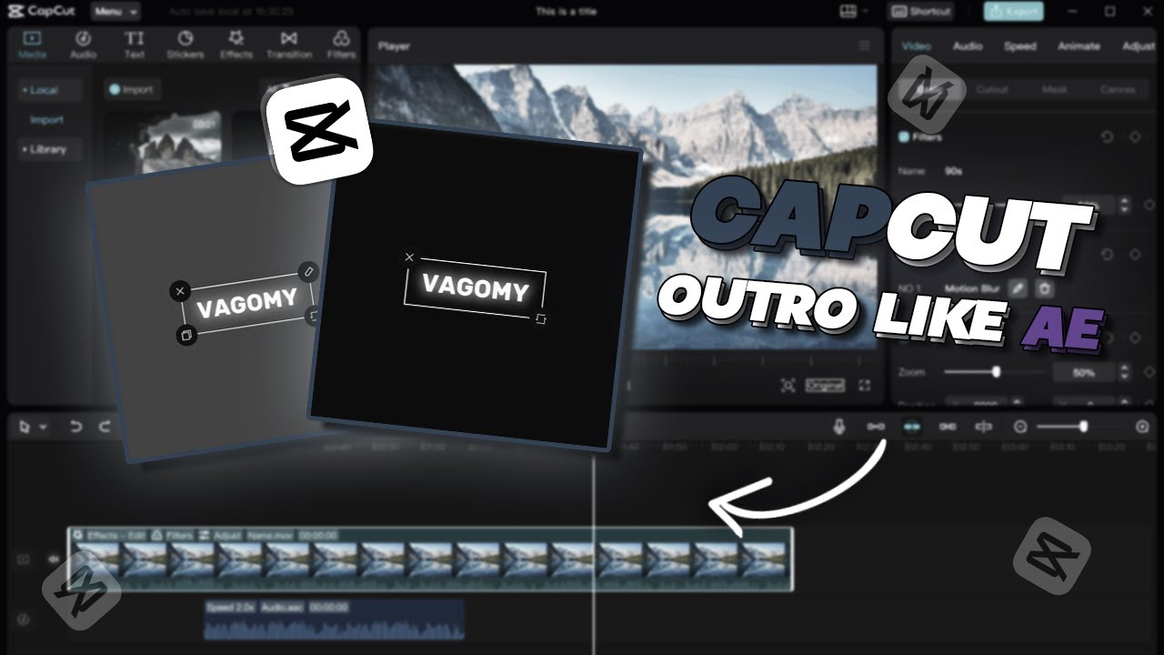 How To Make Capcut Outro Like Ae Tutorial | Capcut - YouTube
