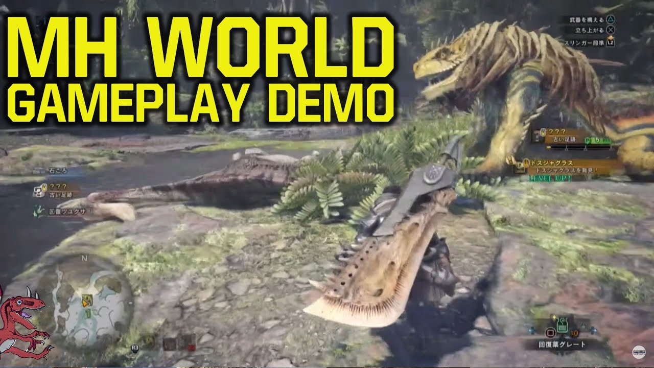 Monster Hunter World Gameplay SHOWS TON OF NEW FEATURES - FULL DEMO ...