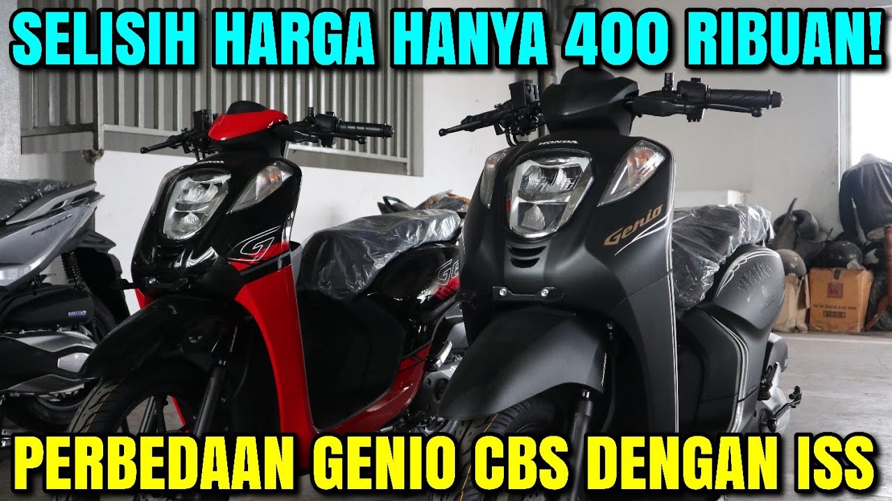 KOMPARASI HONDA GENIO CBS DENGAN GENIO CBS ISS - YouTube