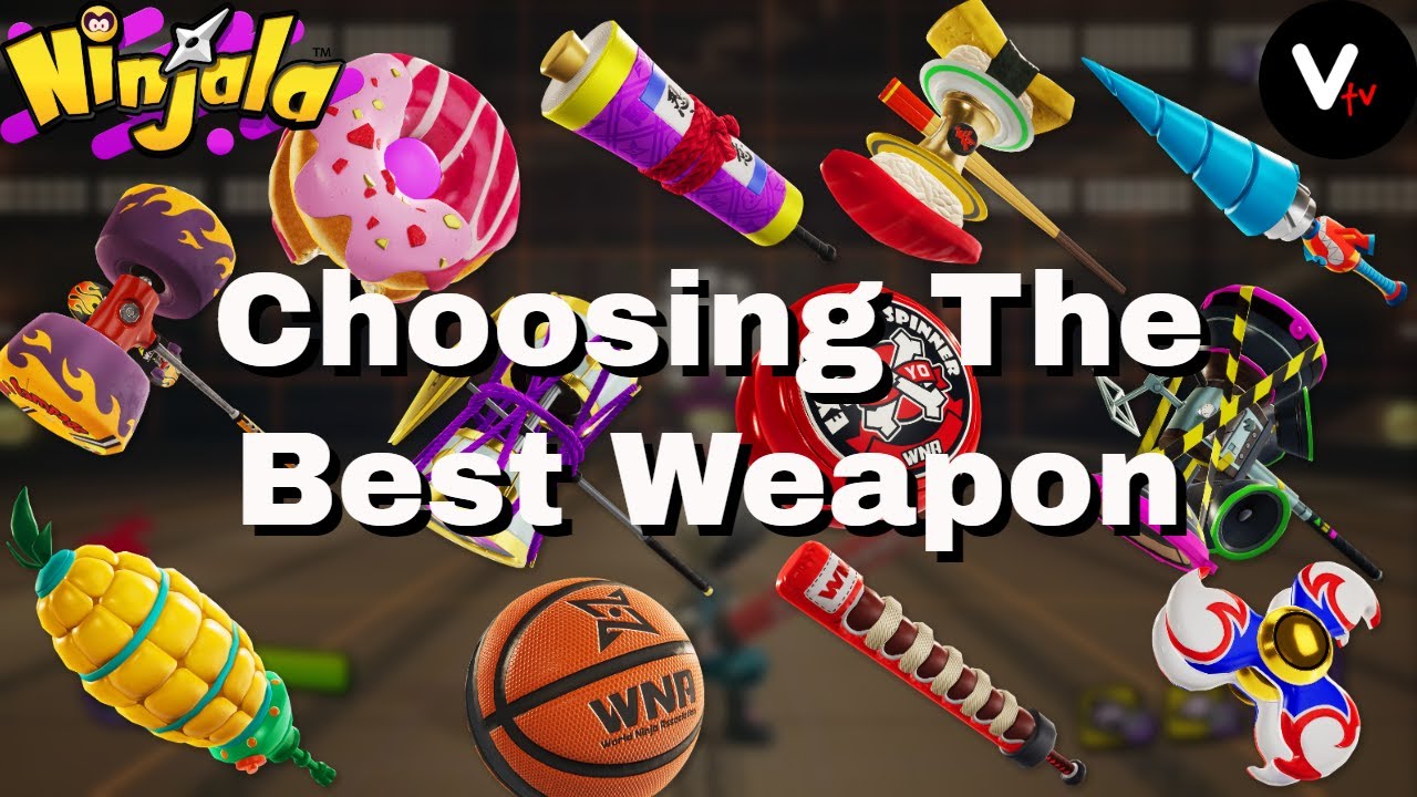 Ninjala - Choosing the Best Weapon | V tv - YouTube