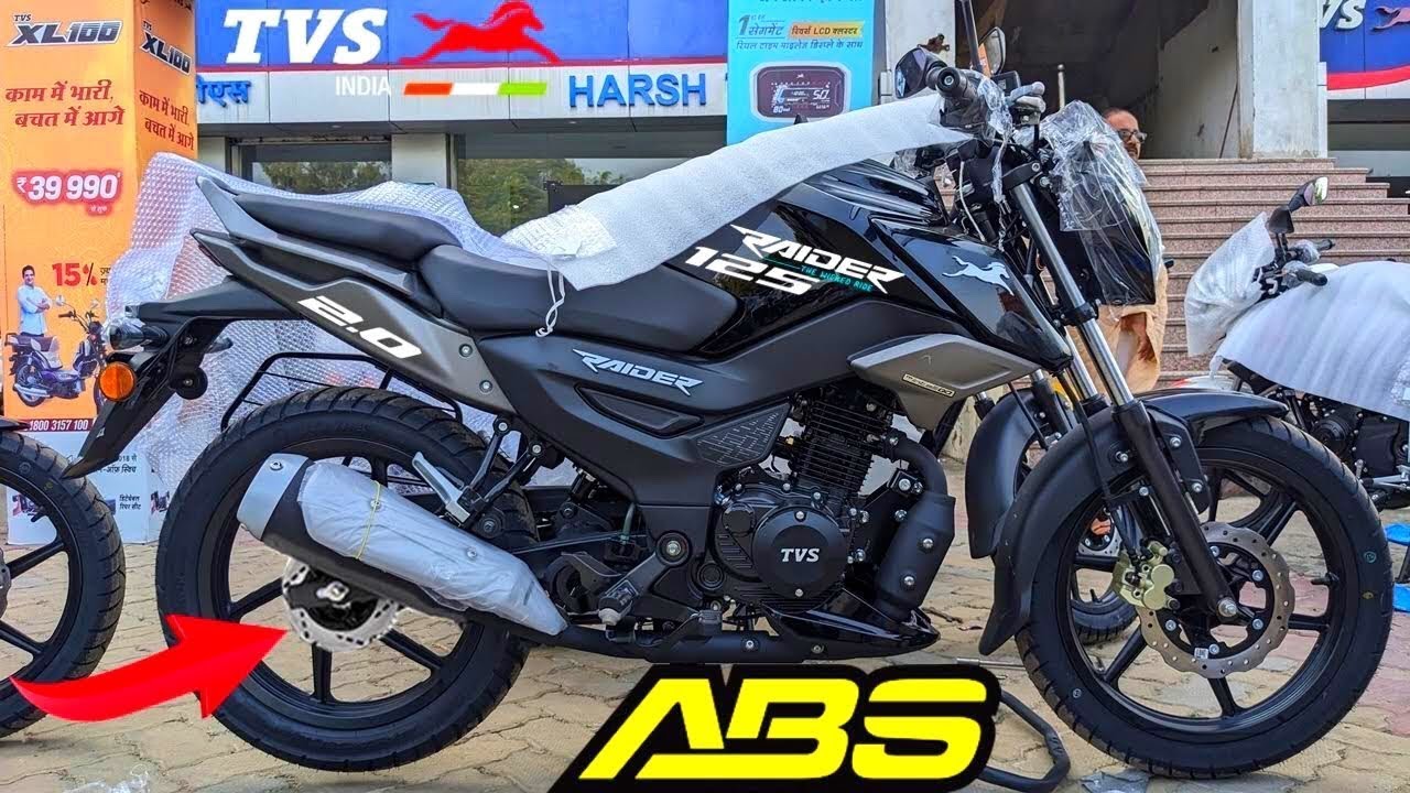 TVS Raider 125 Dual Disc ABS BS6 2025 Launched | New Features, Frist ...