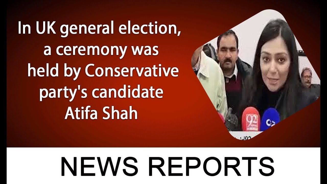 In UK general election, a ceremony was held by Conservative party's ...