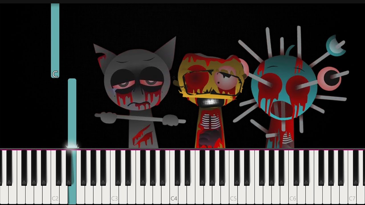 Sprunki Phase 5 Definitive Sounds 👉 Piano Tutorial - YouTube