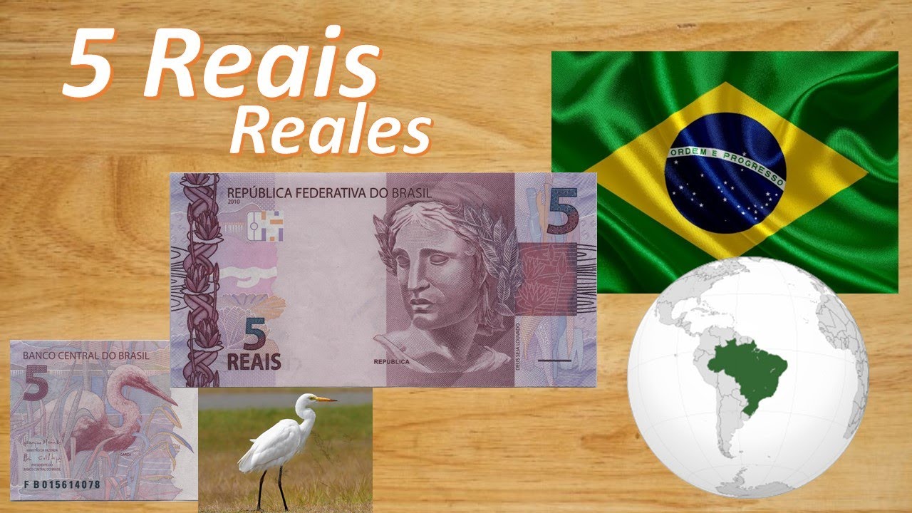 Hermoso Billete de 5 Reais de Brasil - Cinco Reales - YouTube
