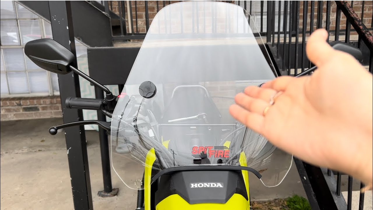 Installing a windshield on the Honda Navi not OEM though ! 🤭🏍 🏻 - YouTube