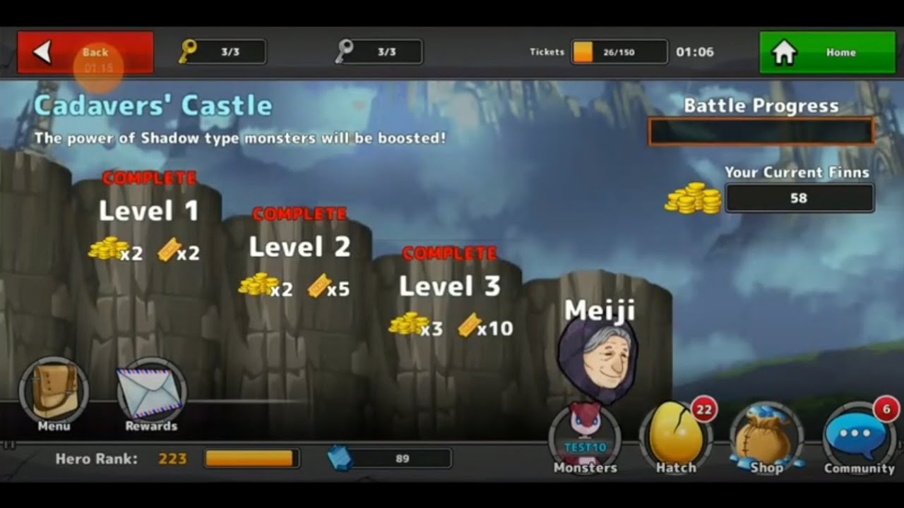 NEO MONSTERS WT DARK - MEIJI WITH 4 MONS - YouTube