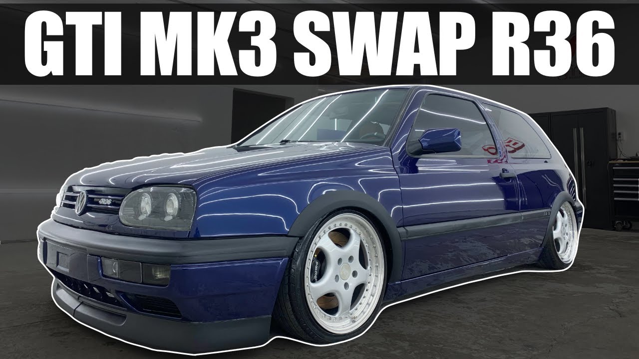 GOLF GTI MK3 SWAP R36 | PRIMER AUTO CON CERÁMICO DE 5 AÑOS !! - YouTube