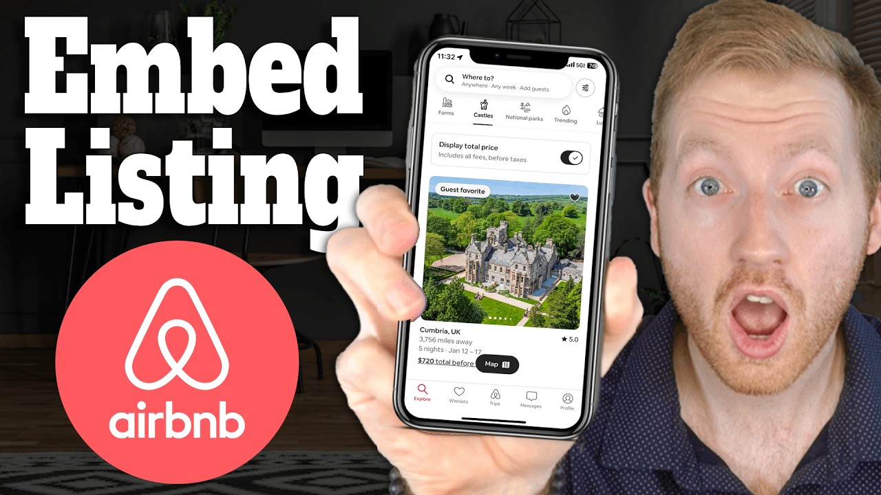 How to EMBED Your Airbnb Listing on Your Website (in 10 Seconds) - YouTube
