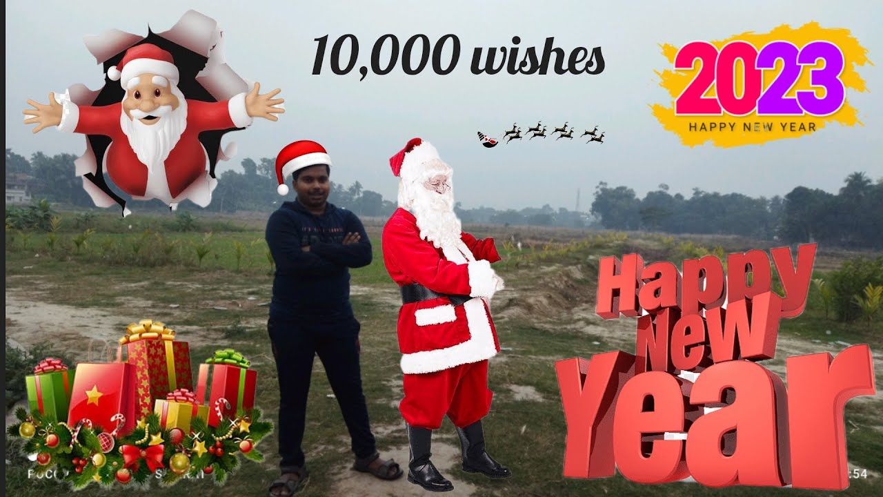 HAPPY NEW YEAR | wishing 10,000 times | @YouTube | #500subs ...