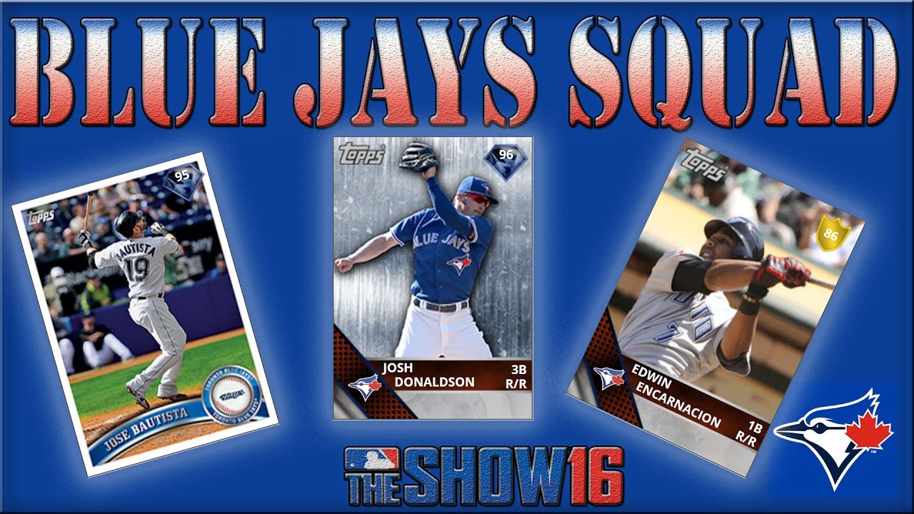 MLB The Show 16 All Time Blue Jays Squad - YouTube