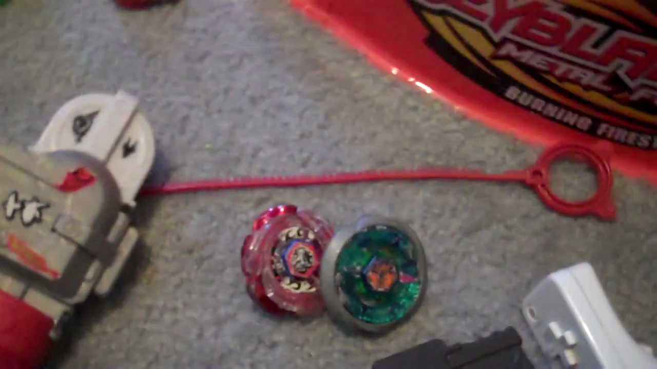 beyblade:string launchers vs rip cord launchers - YouTube