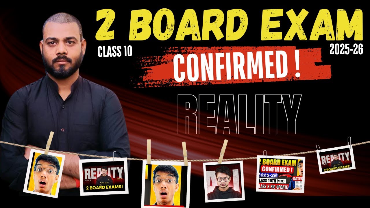 🚨 Bad News for Class 10 CBSE Students 2025-26 | Two Board Exams in CBSE ...