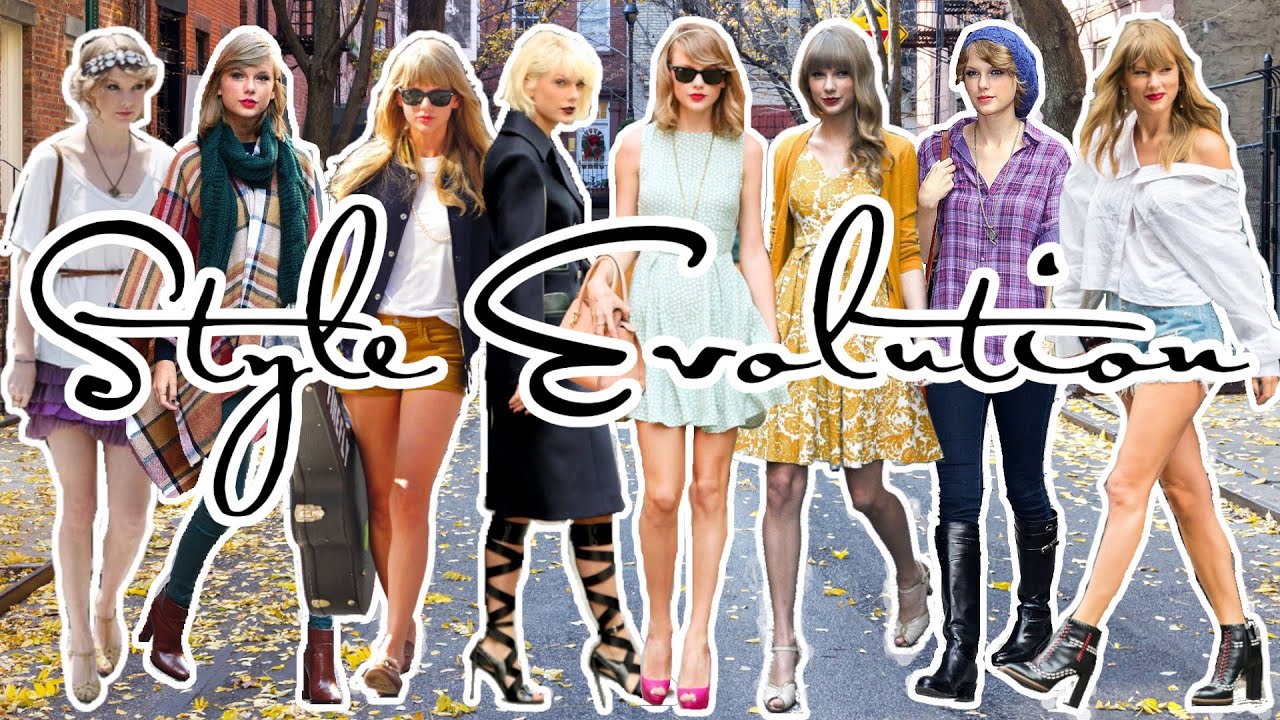 the evolution of taylor swift's style and image 🎸🐍👄 - YouTube