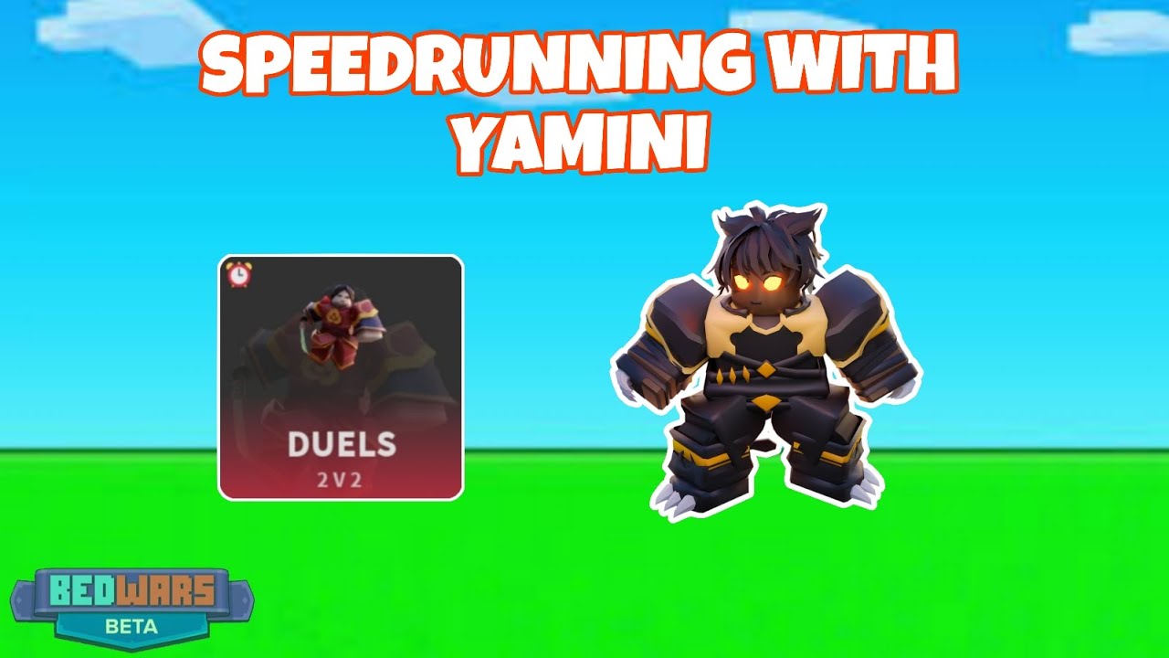 Speedrunning Duels With The Yamini Kit in Roblox Bedwars - YouTube