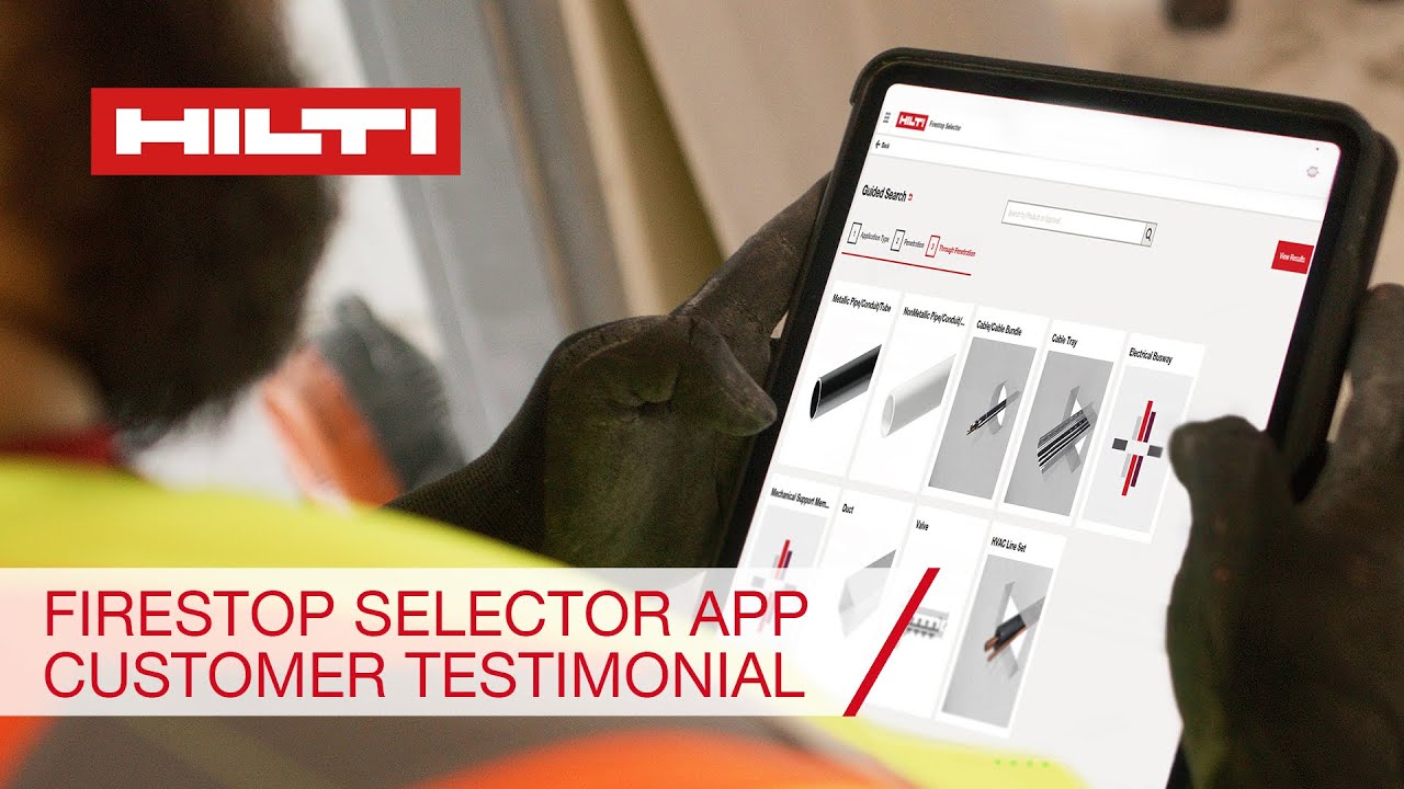 Hilti Firestop Selector, Submittal and Engineering Judgement App ...
