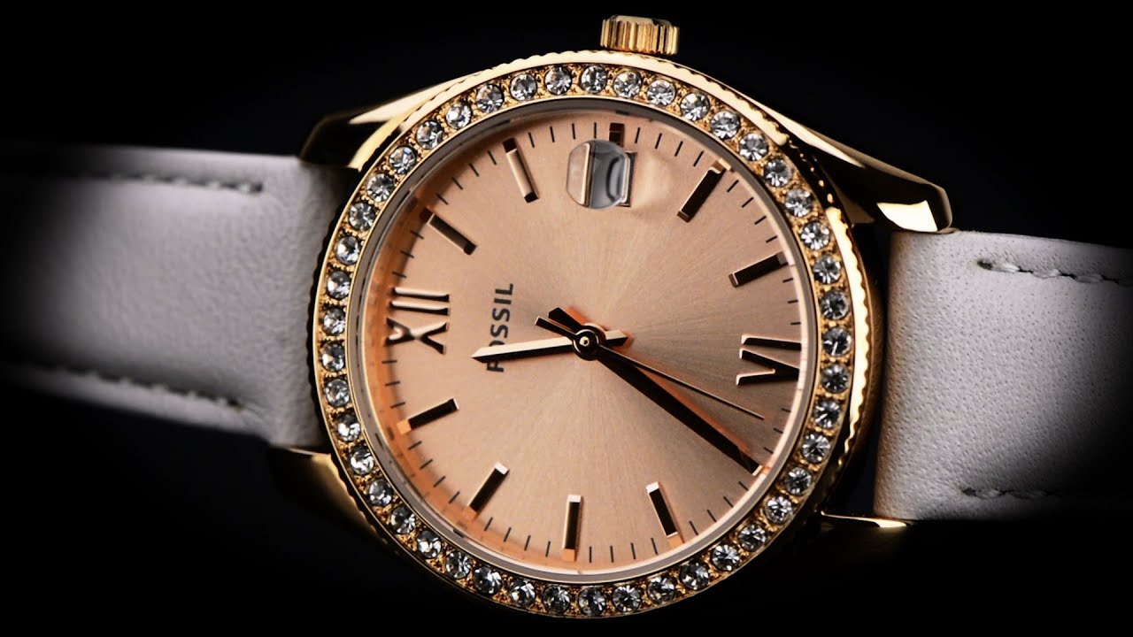 Đồng hồ Fossil ES4556 - Nữ - Quartz (Pin) - Dây Da