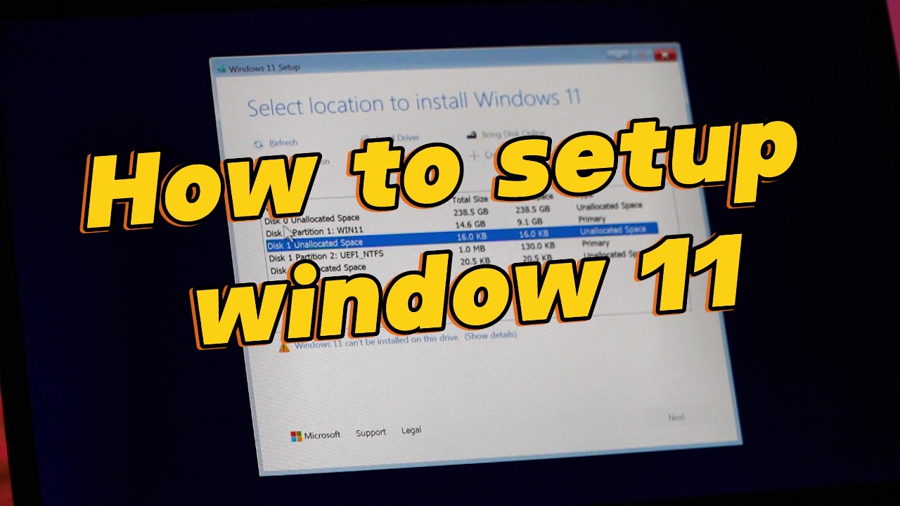 How to setup window 11 - YouTube