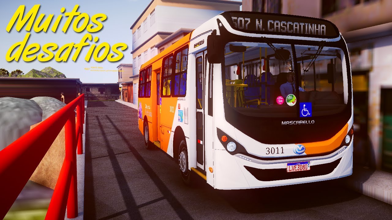 Andando com Micrão da Mascarello em Favelas Apertadas - Proton Bus ...