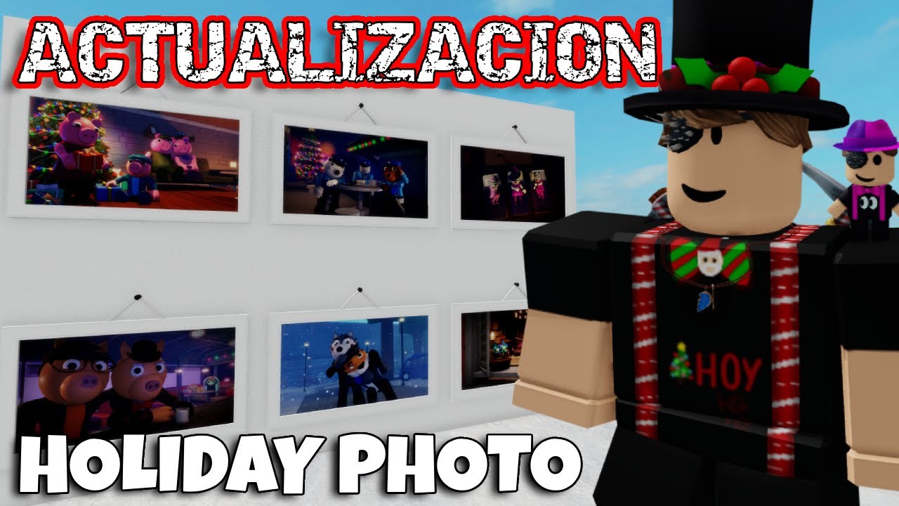 UPDATE DECORACION PHOTO (HOLIDAY) BUILD MODE 😱 PIGGY ROBLOX #roblox # ...