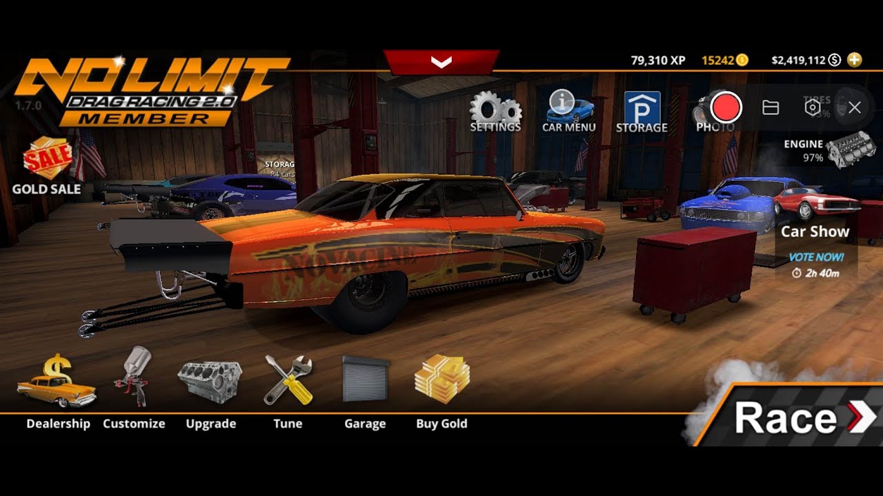 No Limit Drag Racing 2 - 5.8 Nova II ( Tony McKinney NPK 2023) Tune ...