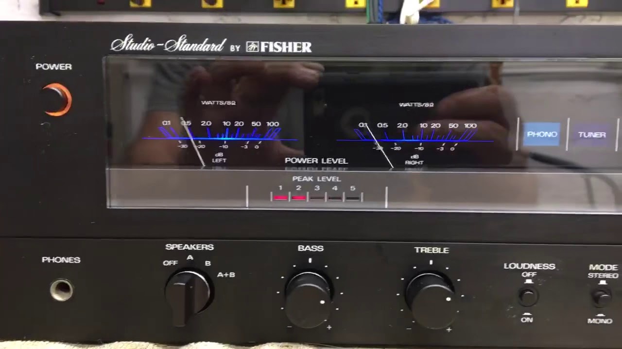 Fisher CA-880 Stereo Amplifier - YouTube