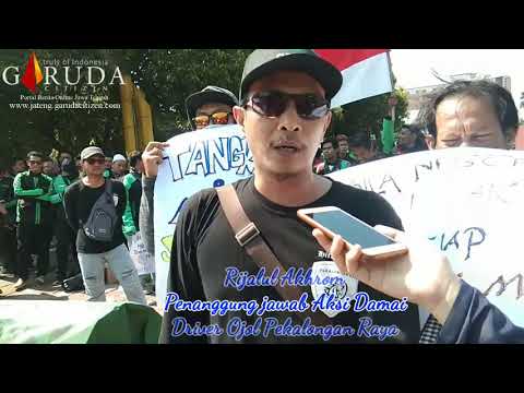 Rijalul Akhrom, Penanggung jawab Aksi Damai Driver Ojol Pekalongan Raya