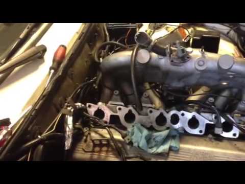 Bmw 325e intake manifold gasket 1/9 - YouTube