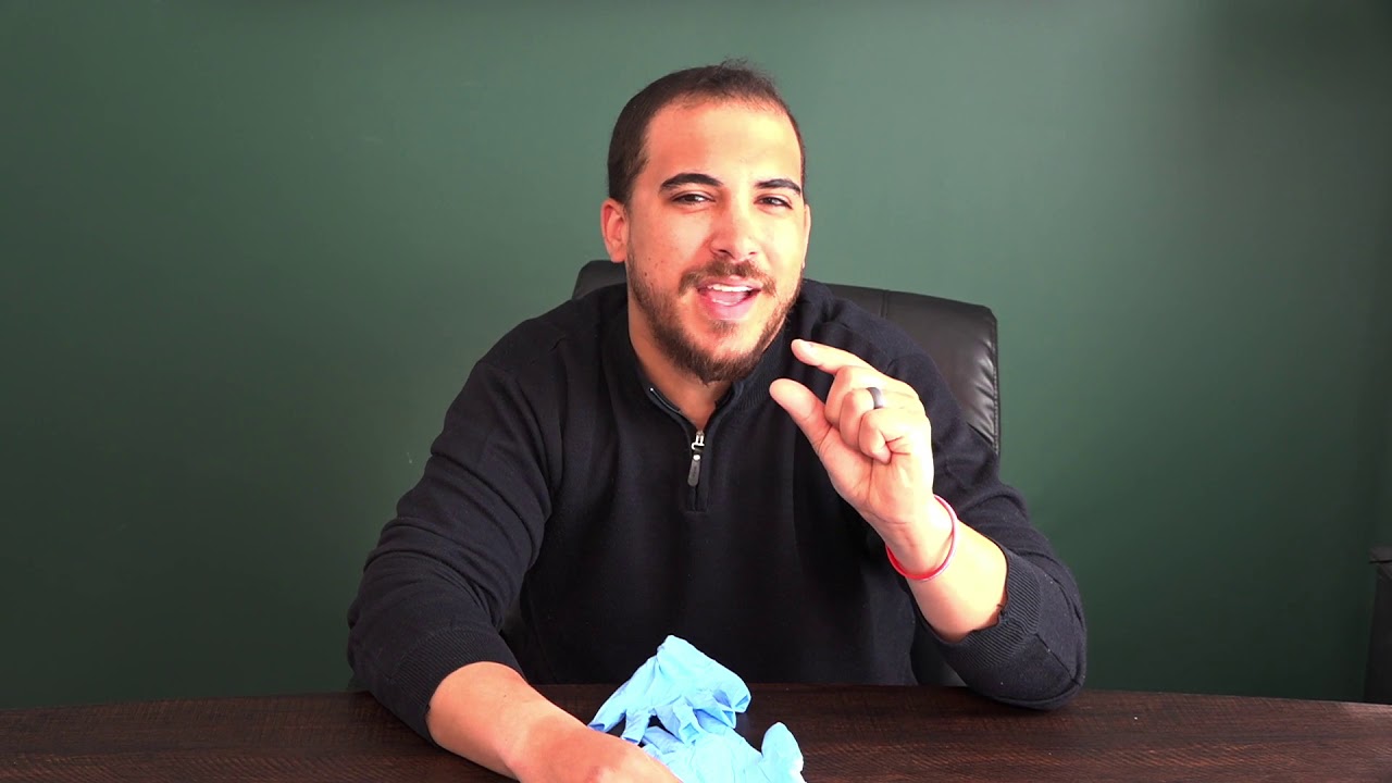 Proper Way to Doff Gloves - YouTube