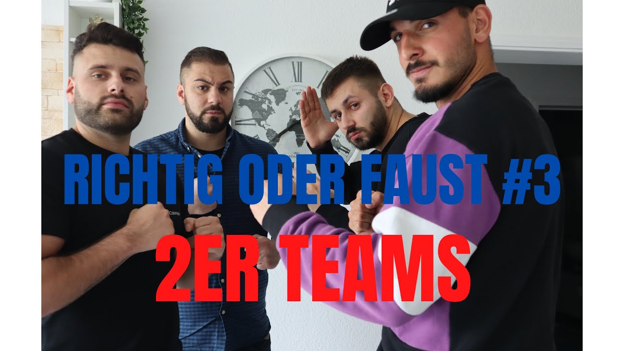 RICHTIG ODER FAUST 2ER TEAMS #3 🤛🏽 | SERCYATV - YouTube