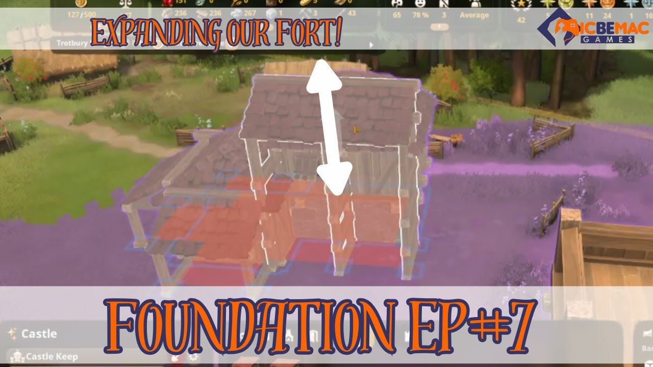 Expanding Our Fort in Foundation EP7 - YouTube