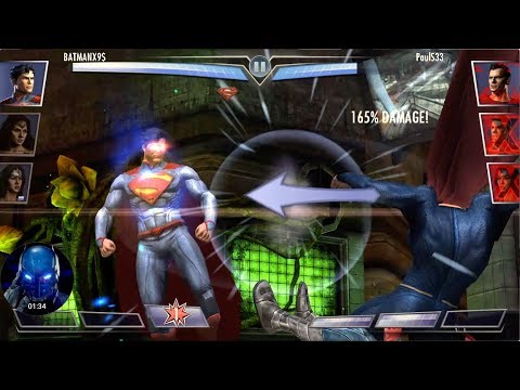 Injustice 2.21: Dawn of Justice Wonder Woman With New 52 Superman and ...