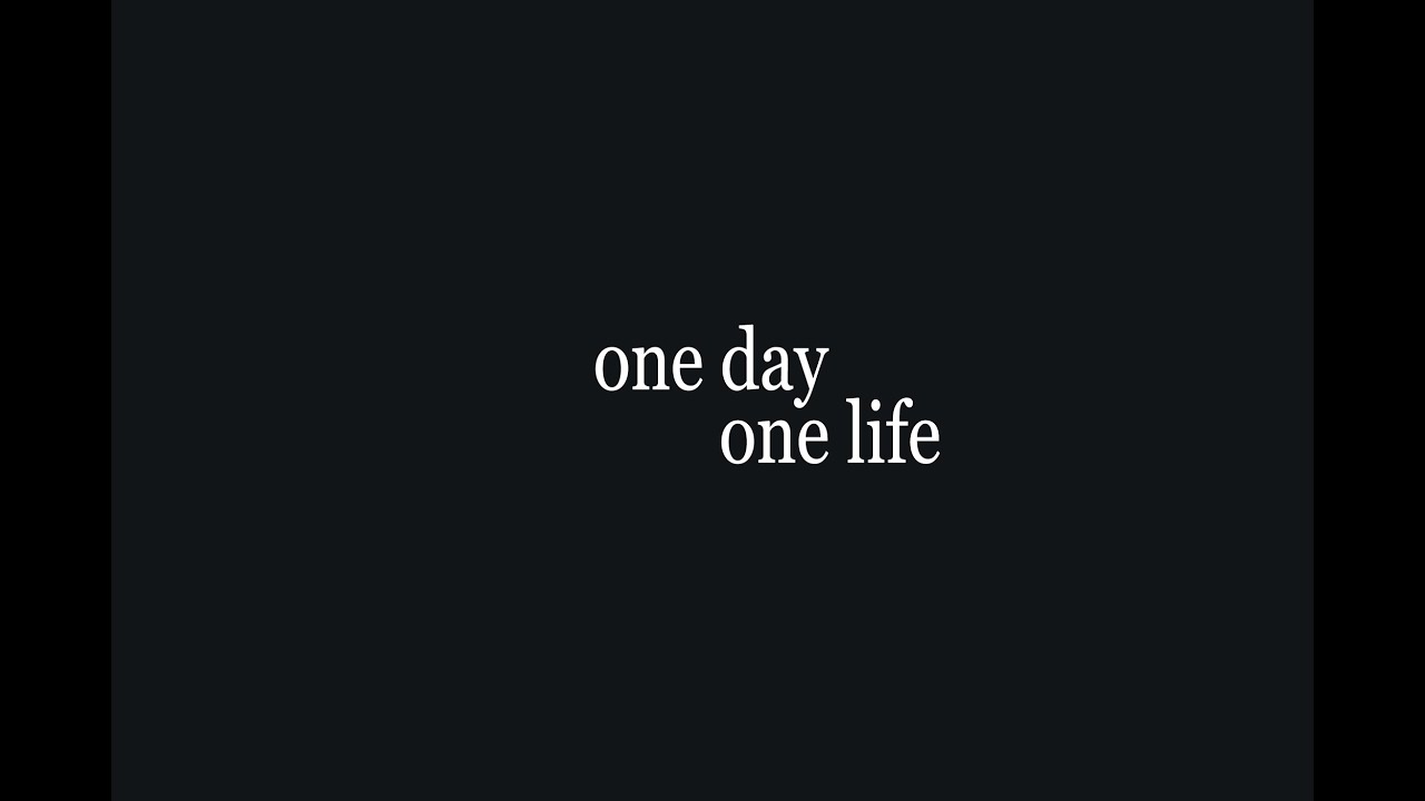Тизер. One day. One life. - YouTube