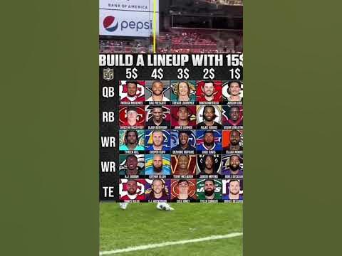 Build your NFL team - YouTube