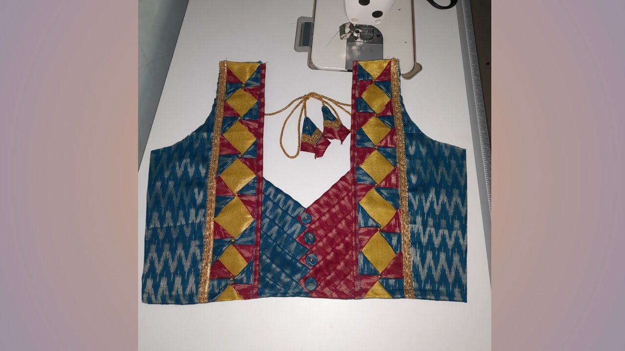 Designer Blouse 2022 /Cutting And Stitching Back Neck Designer Blouse 👚 ...