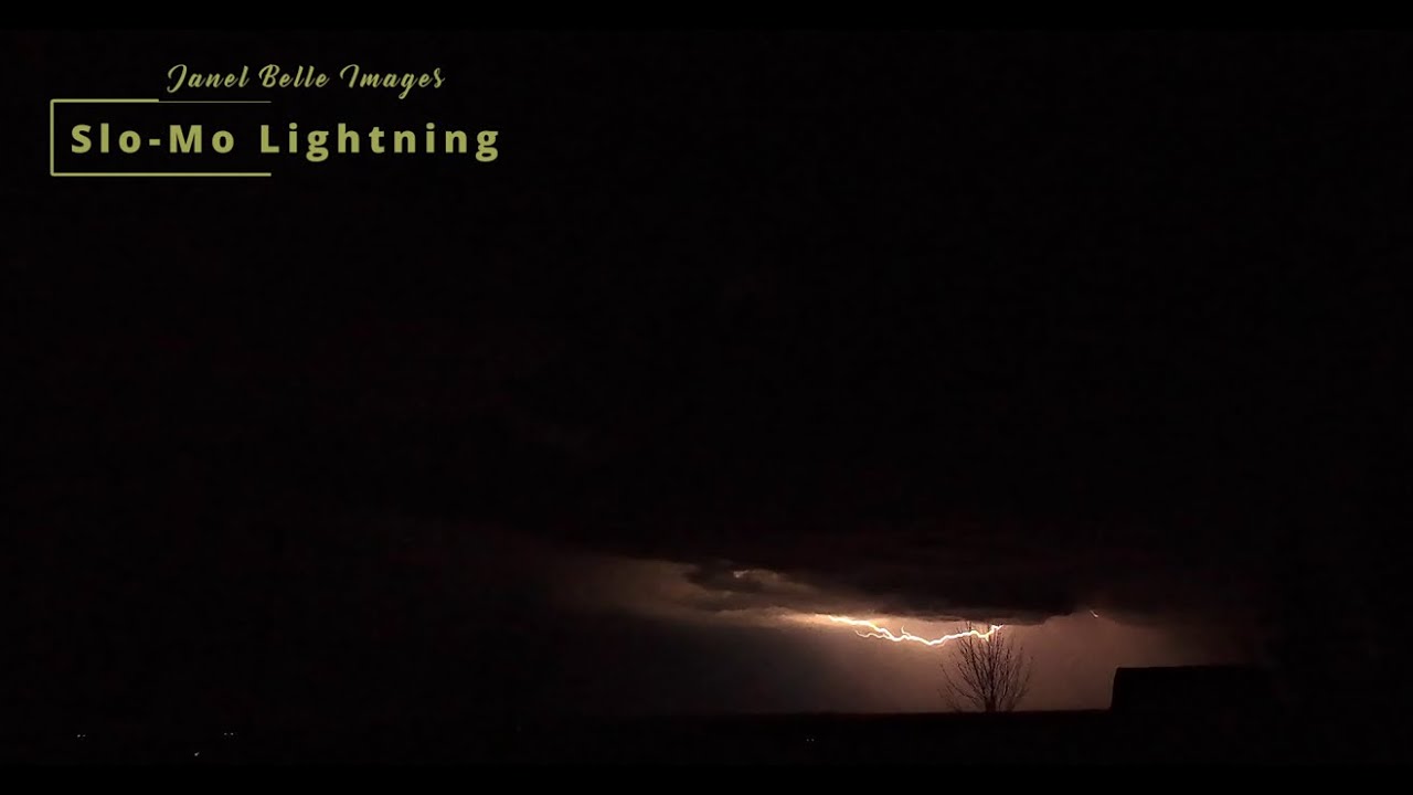 Slo Mo Lightning #storm #lightning #weather #canada - YouTube