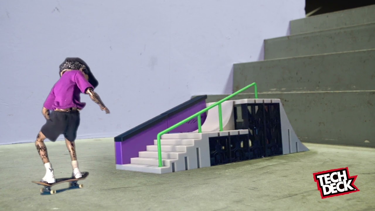 Skate with Nyjah Huston & Lil Jah | Tech Deck - YouTube